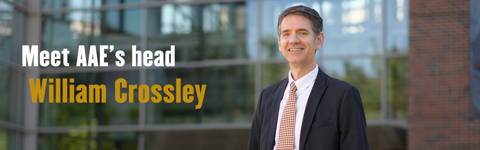 Meet Bill Crossley, Head of AAE | School of Aeronautics and ...