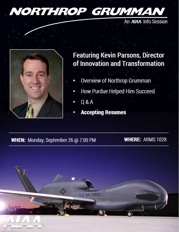 Northrop Grumman Info Session - School of Aeronautics and Astronautics ...