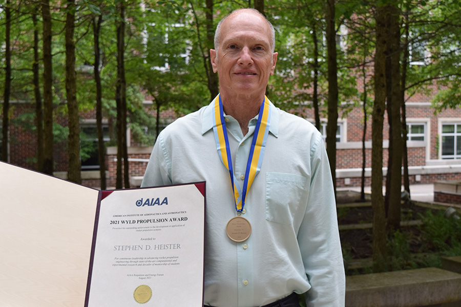 Heister named AIAA's 2021 Wyld Propulsion Award recipient - School of ...