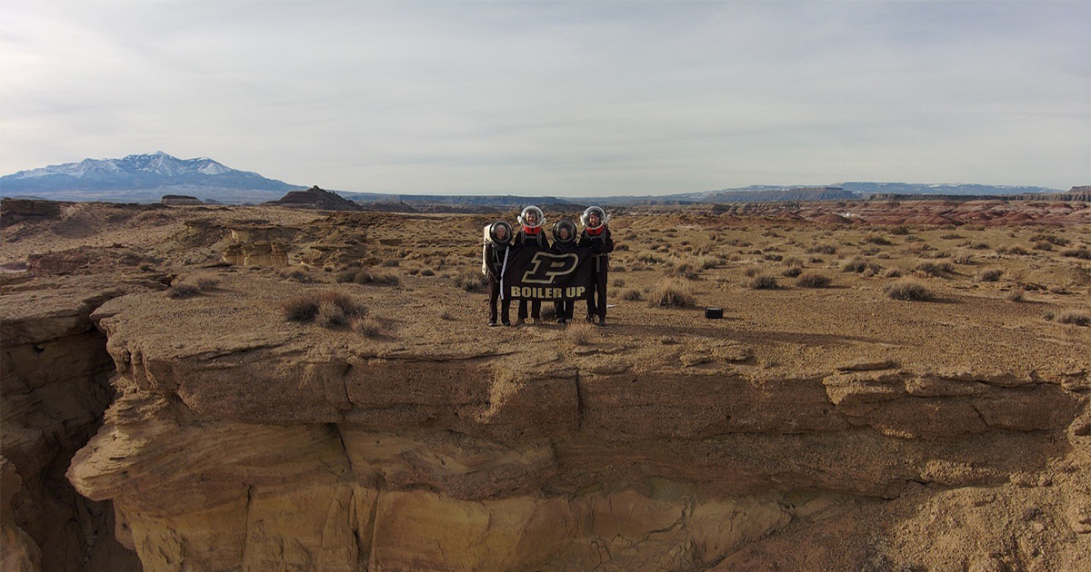 Life on Mars: Purdue students at the Mars Desert Research Station ...