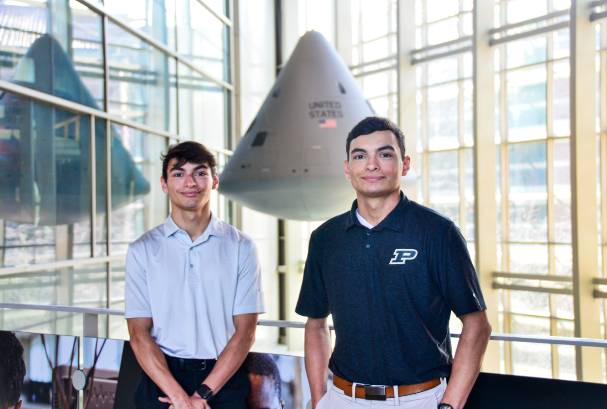 Twin brothers take unusual route to aerospace engineering at Purdue ...