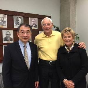 Col. Charles C. Charlie Bock, Jr., USAF (BSAE'49), and Mrs. Joyce Bock ...