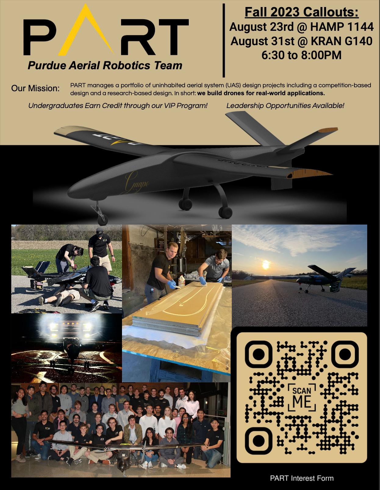 PART Callout – 8/23 & 8/31 - AAE Flight Plan Newsletter - Purdue University
