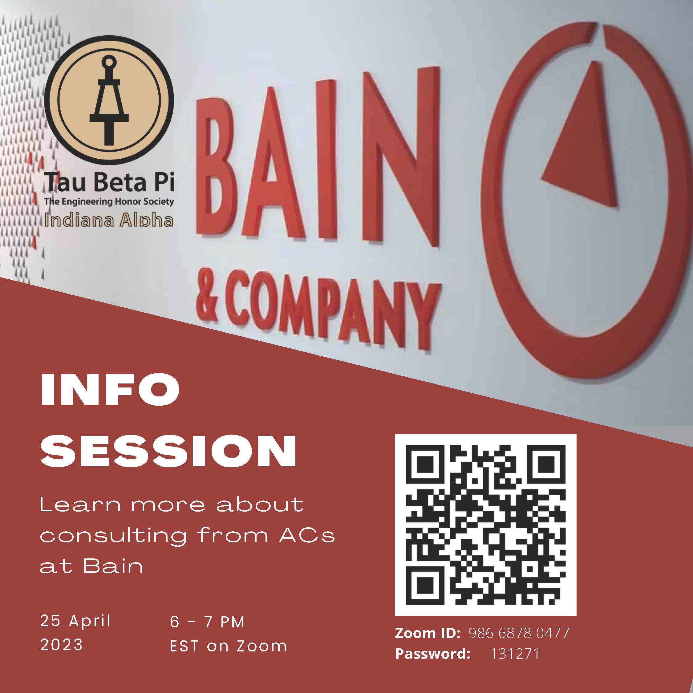 Bain & Company Info Session – 4/25 - AAE Flight Plan Newsletter ...