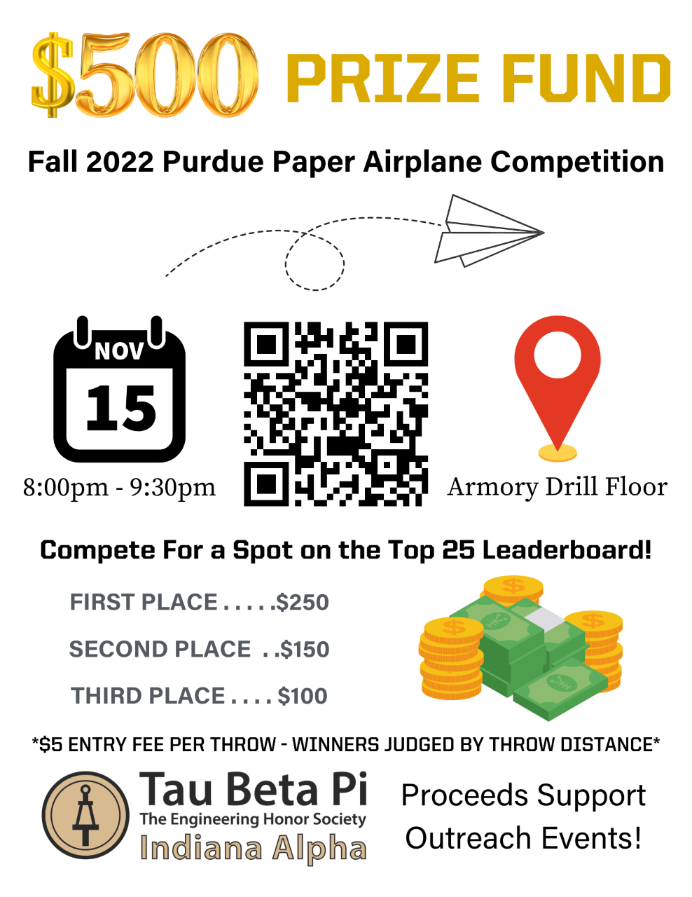 Fall 2022 Purdue Paper Airplane Competition – 11/15 - AAE Flight Plan ...
