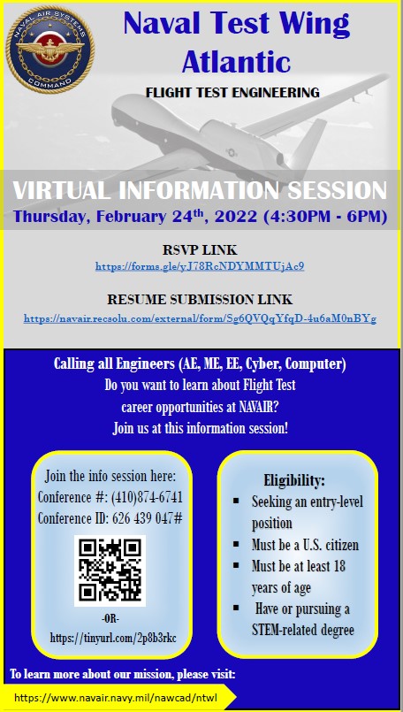 Naval Test Wing Atlantic Flight Test Engineering Virtual Information ...