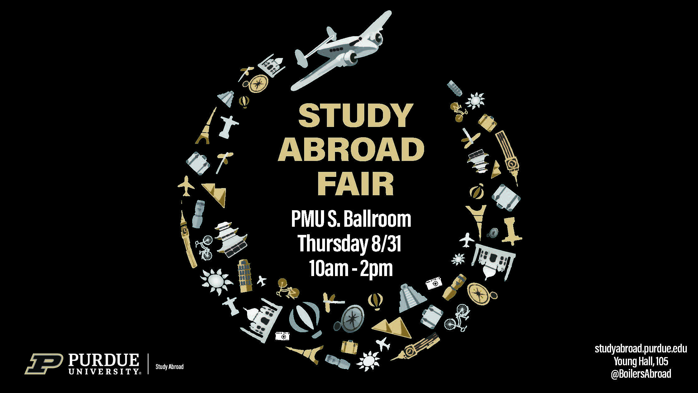 Study Abroad Fair – 8/31 - AAE Flight Plan Newsletter - Purdue University