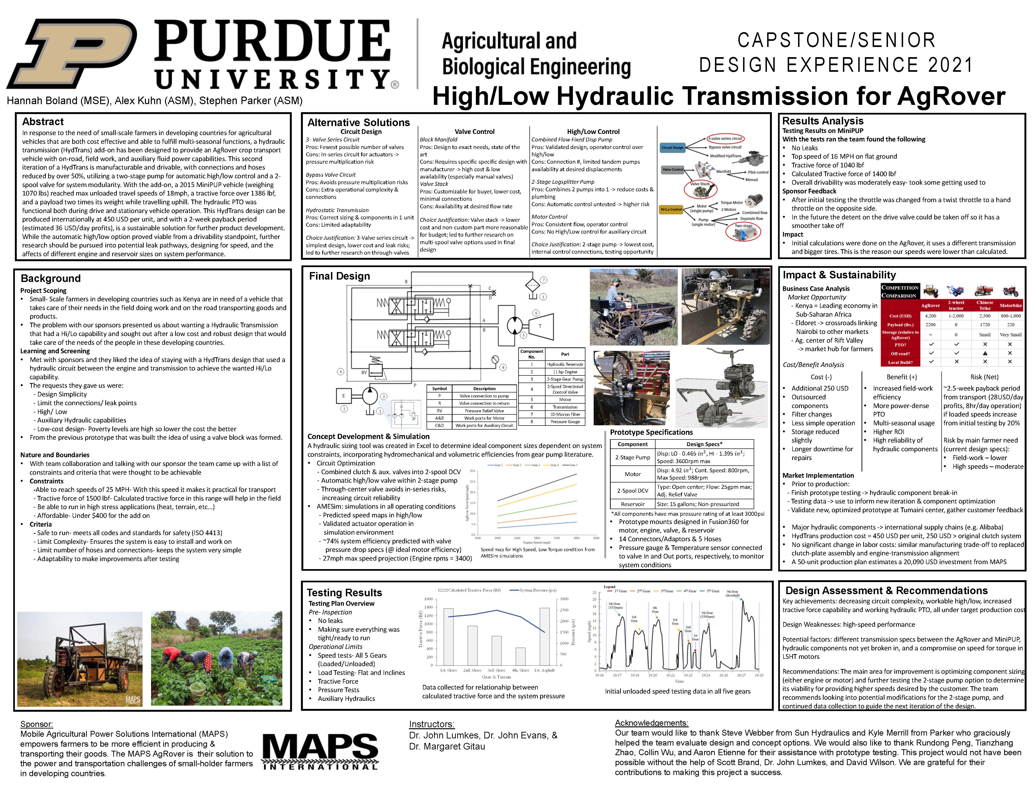 2021 Senior Capstone/Design Projects - Agricultural & Biological ...