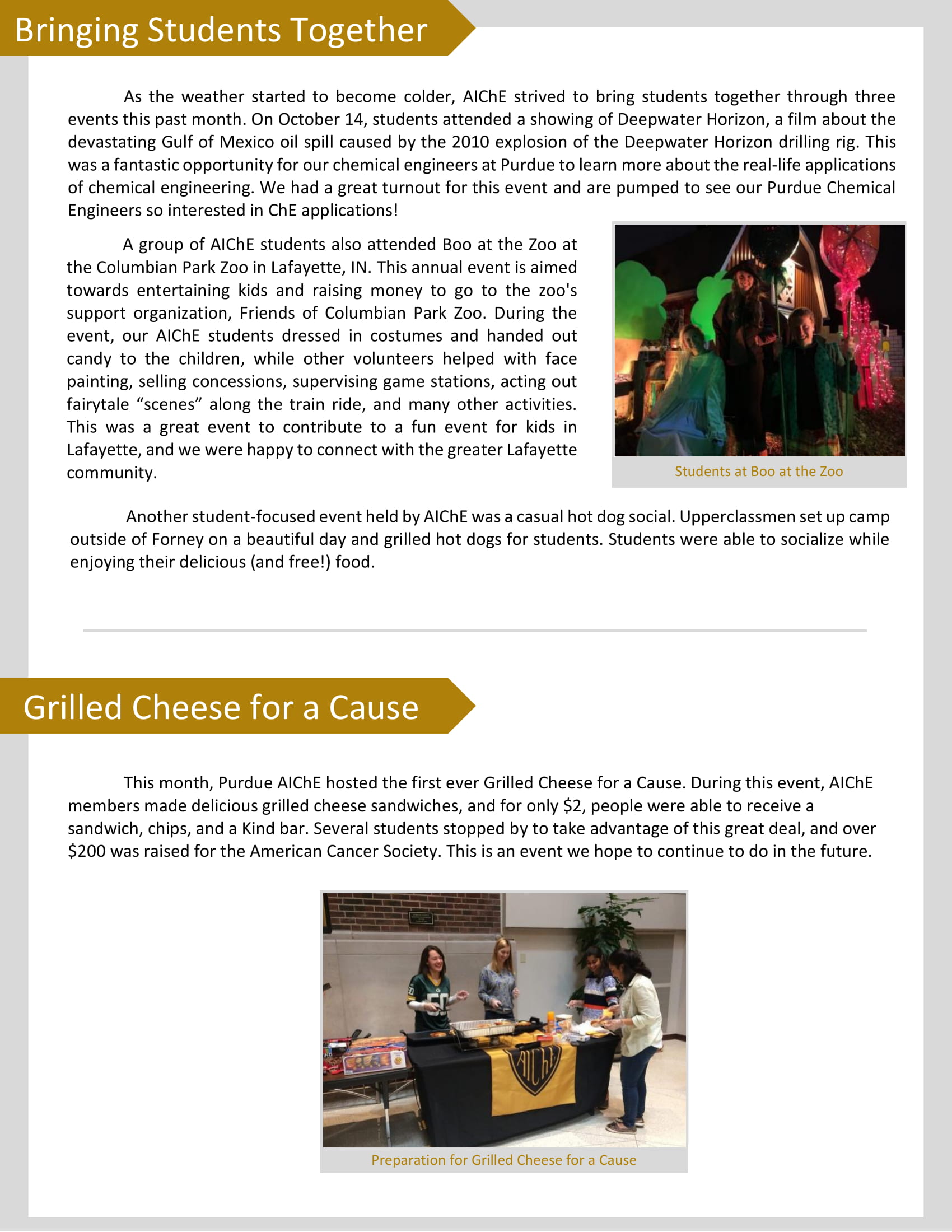 Newsletter - Purdue AIChE