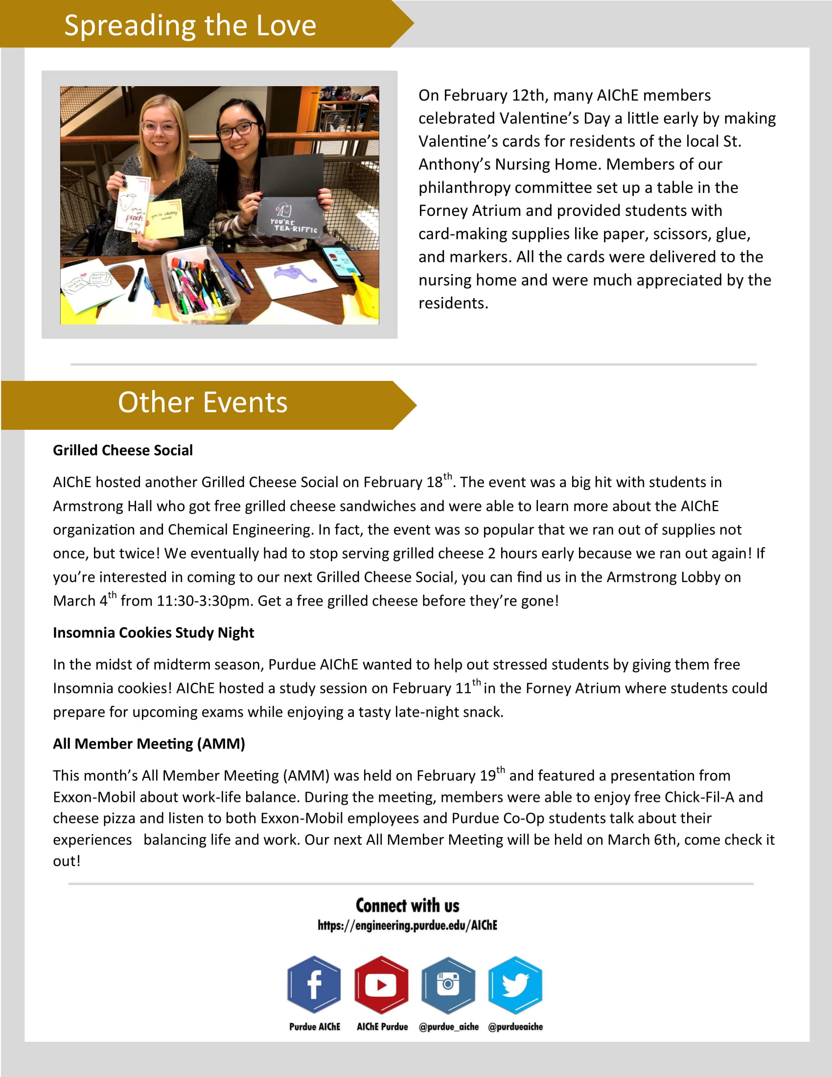 Newsletter - Purdue AIChE