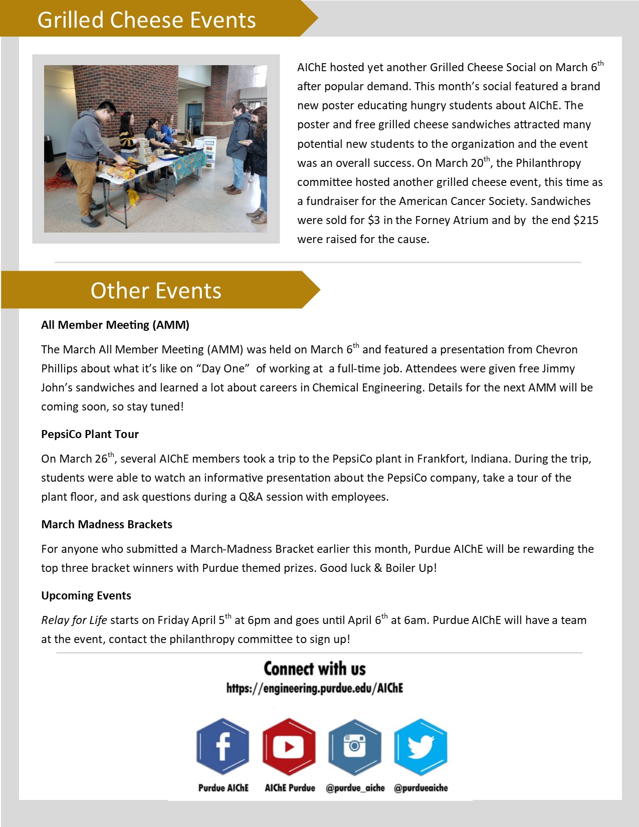 Newsletter - Purdue AIChE