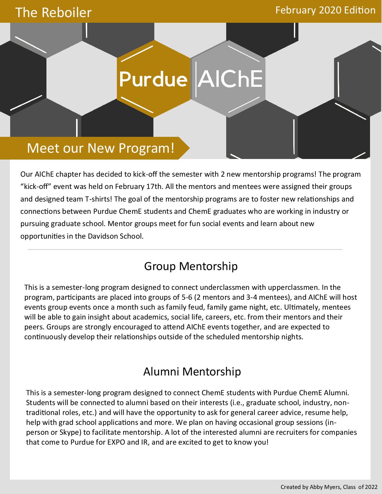 Newsletter - Purdue AIChE