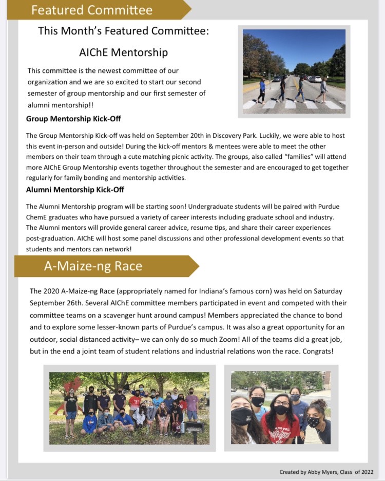 Newsletter - Purdue AIChE
