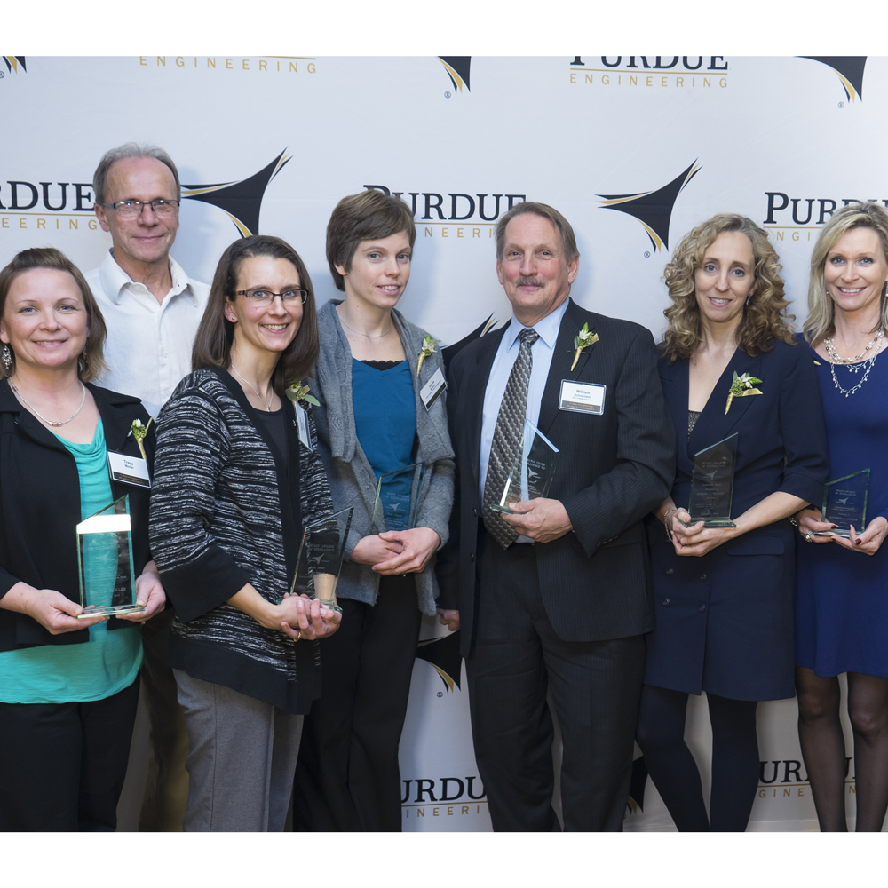 Staff members honored for excellence - Biomedical Engineering - Purdue ...