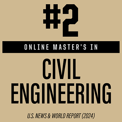 Purdue Civil Engineering Online Master's Program ranked #2 in the ...