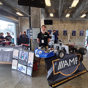 Lyles CCE's AMP exhibit autonomous go-kart at Indy Autonomous Challenge ...