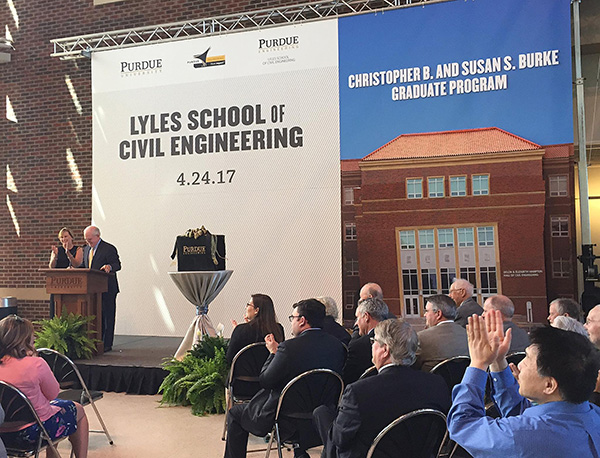 Christopher B. and Susan S. Burke Graduate Program - Lyles School of Civil and Construction ...