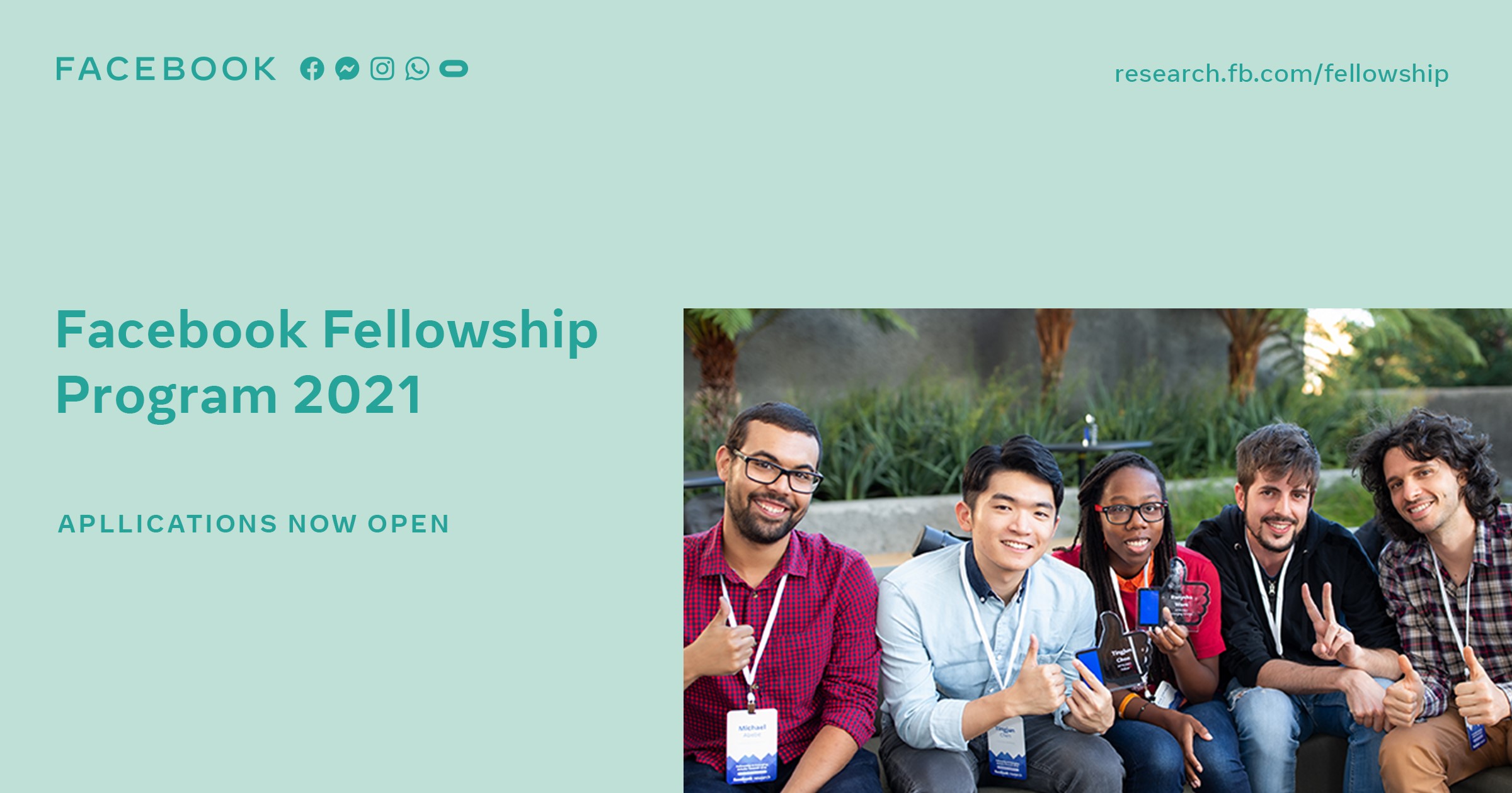 Fellowship Opportunity from Facebook for PhD Students - Elmore Family ...