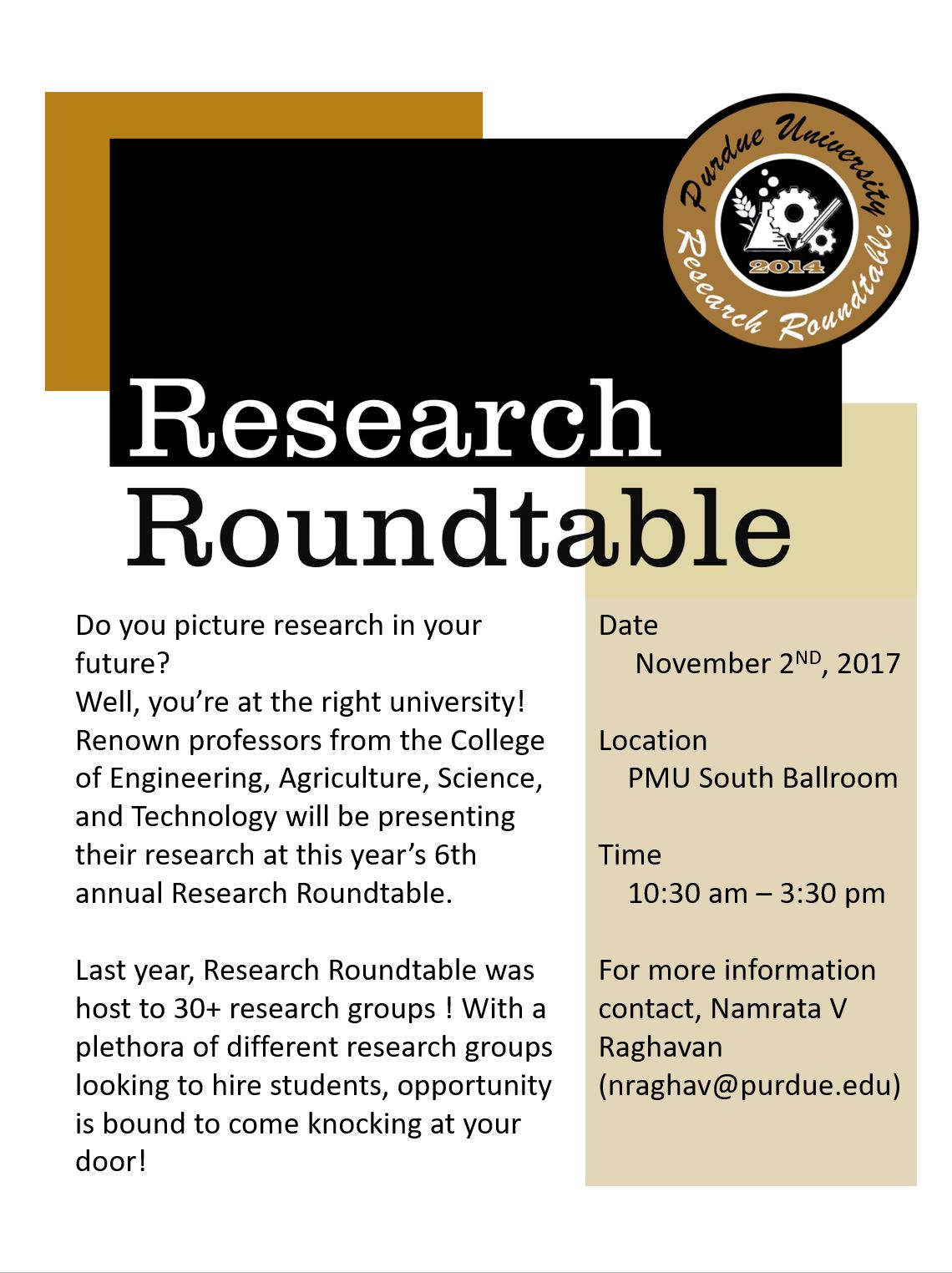 2017 Research Round Table - Elmore Family School of Electrical and ...