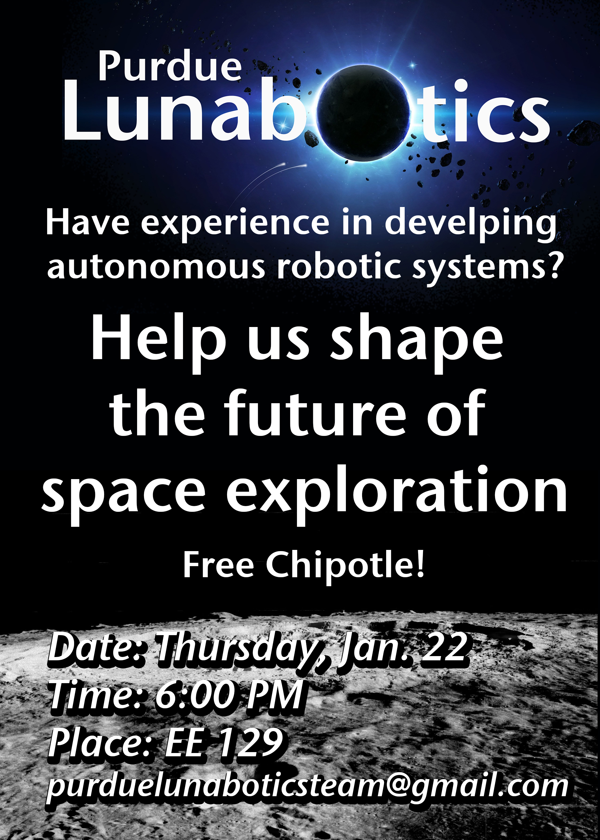 Purdue Lunabotics Callout - Elmore Family School of Electrical and ...