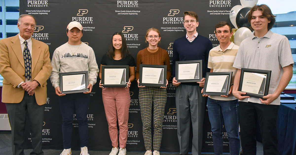 ECE announces 2023 Undergrad Excellence Awards - Elmore Family School ...