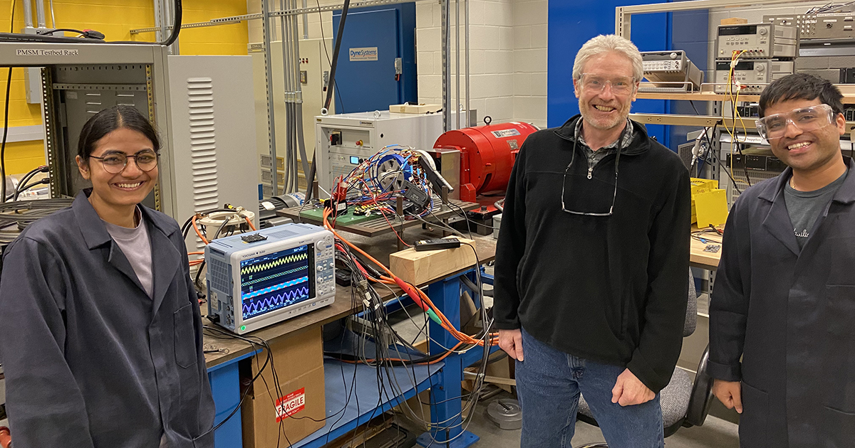 Purdue Prof. Scott Sudhoff and team complete a successful test of a new ...