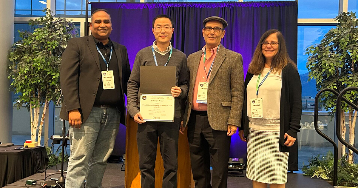 Purdue ECE Research Wins Best Paper Award at IEEE ICIP - Elmore Family School of Electrical and ...