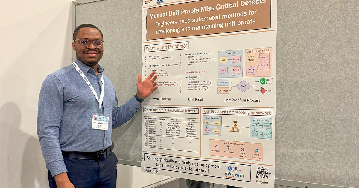 Purdue University PhD student Paschal Amusuo advances software security ...