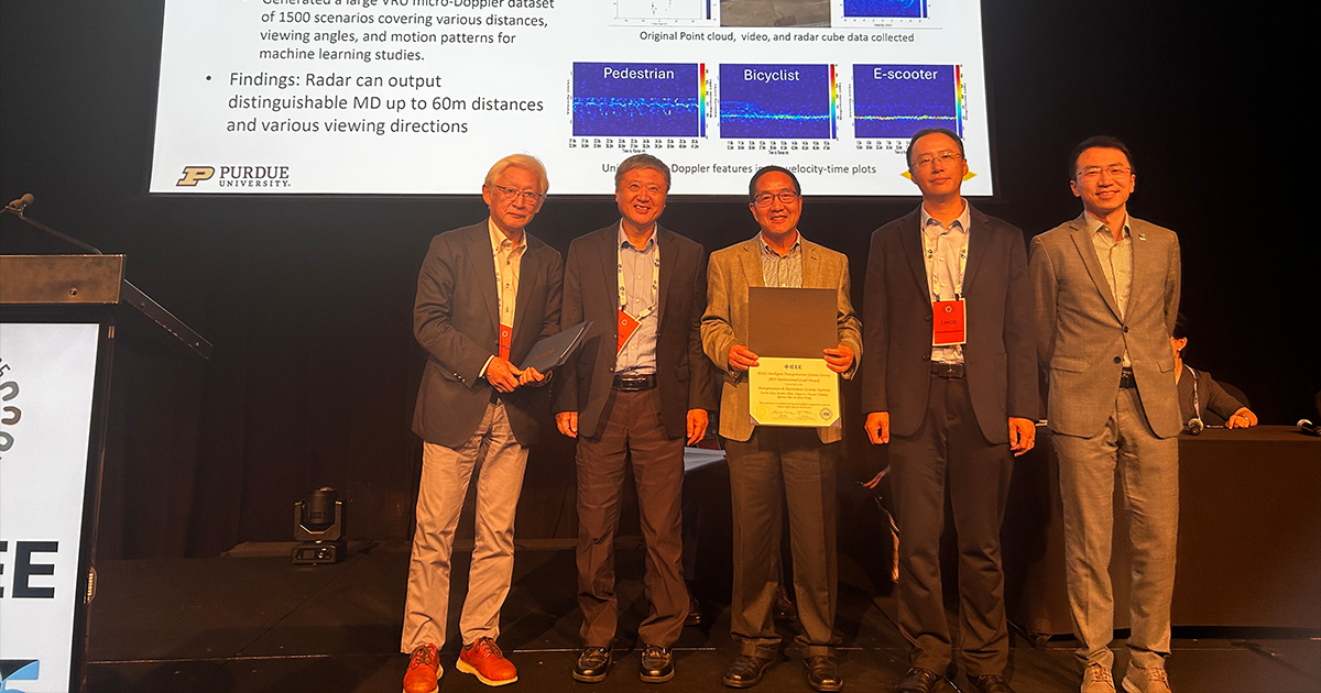 Purdue's TASI receives 2025 IEEE Intelligent Transportation Systems Institutional Lead Award ...