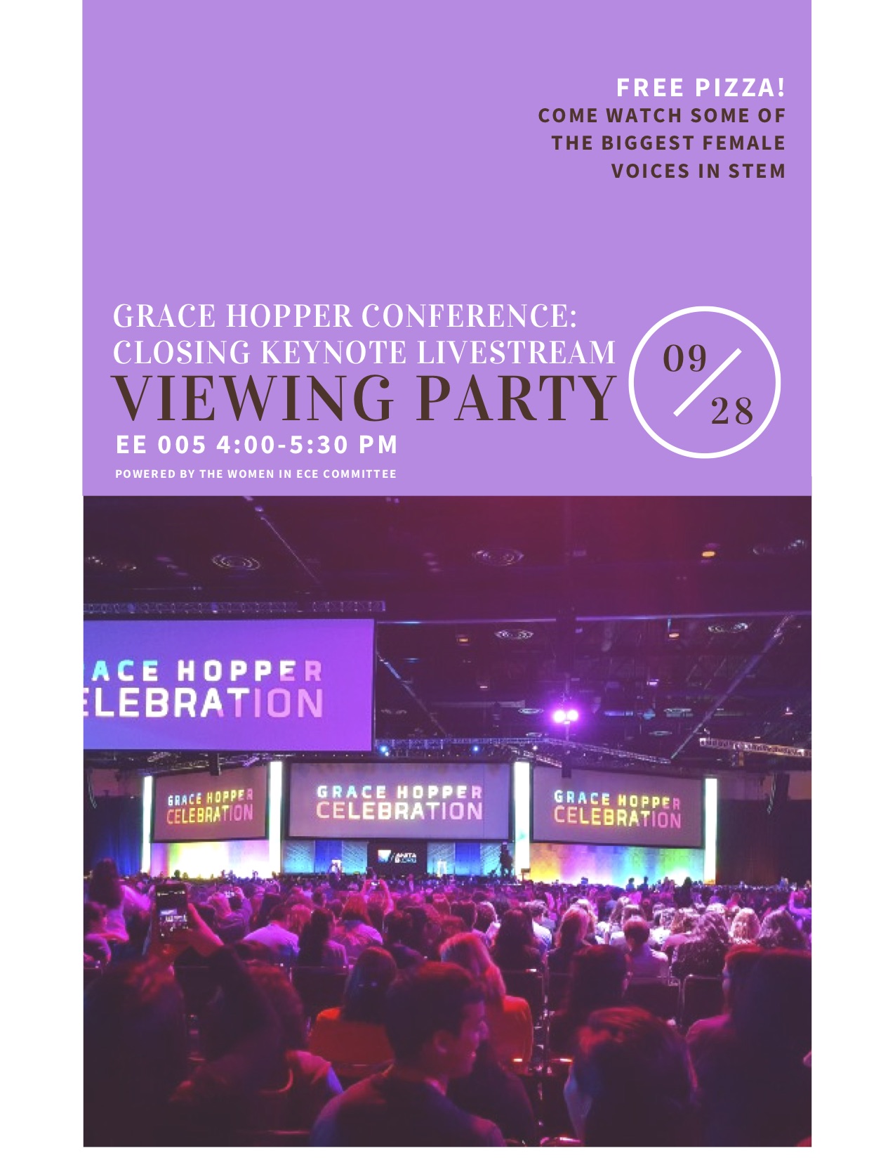 Grace Hopper Viewing Party! - Electrical and Computer Engineering ...