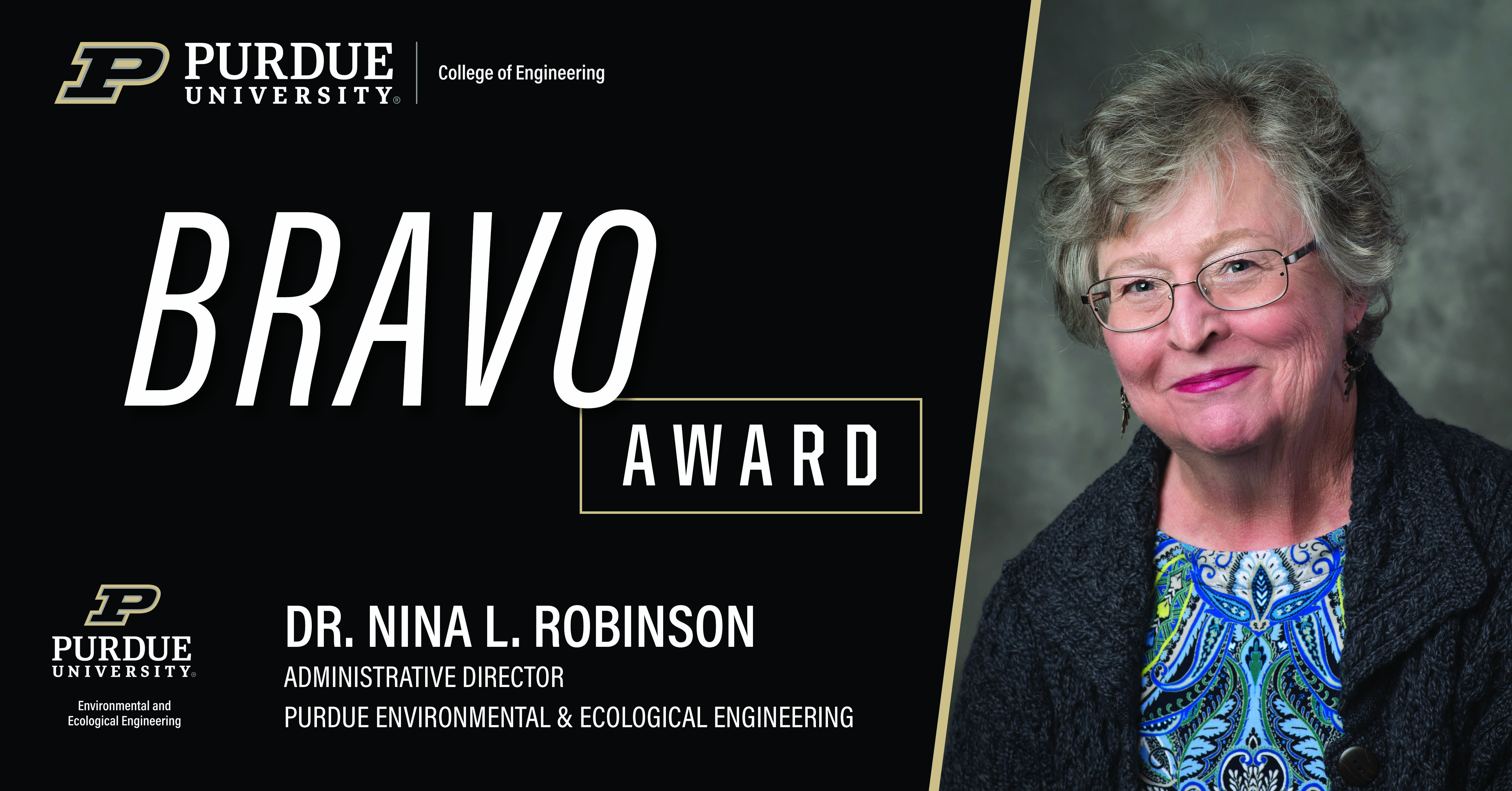 EEE Administrative Director receives Bravo Award - Sustainability ...