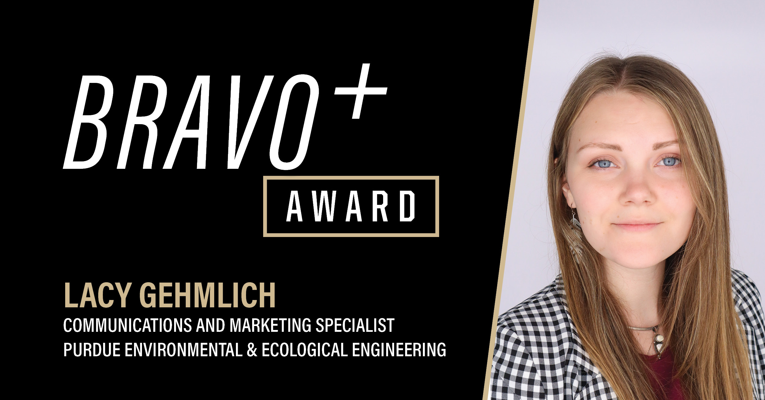 EEE Communications and Marketing Specialist Lacy Gehmlich receives ...