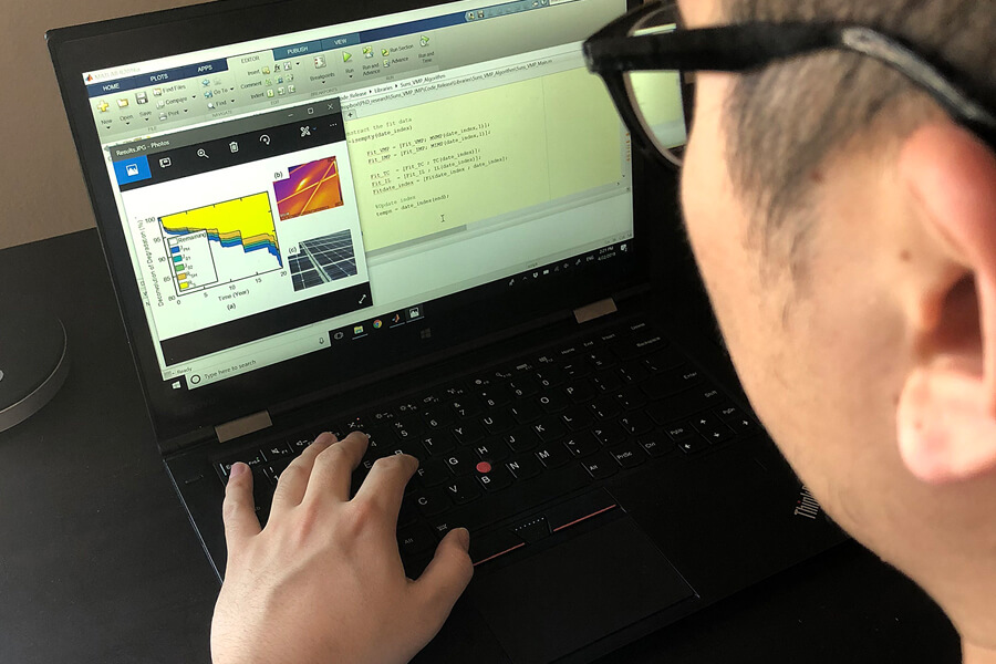 Physics model acts as an 'EKG' for solar panel health - News - College ...