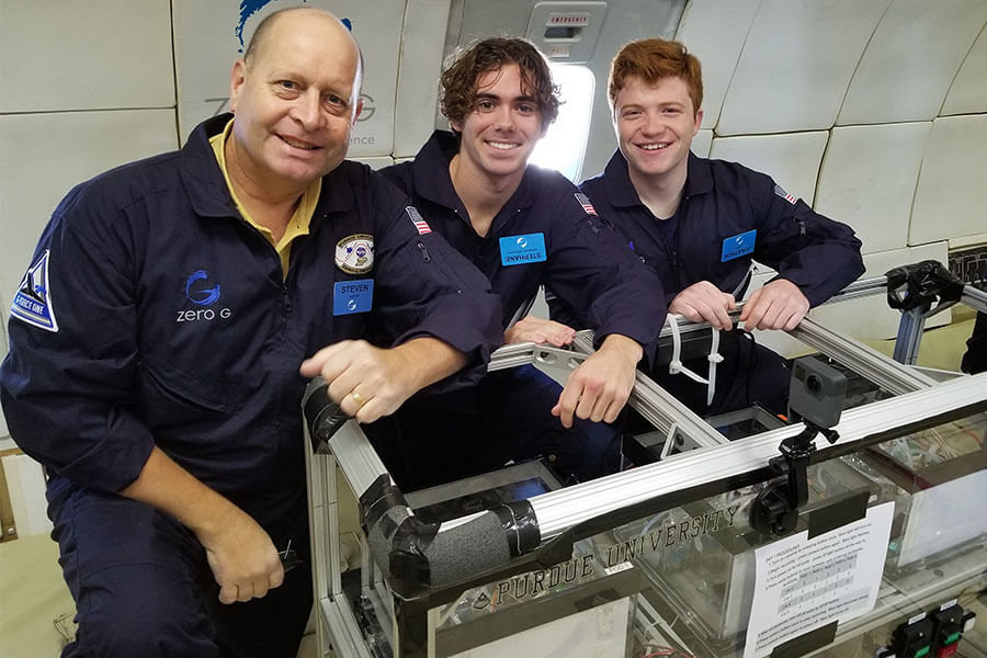 AAE's Collicott wins STEM award from Commercial Spaceflight Federation ...