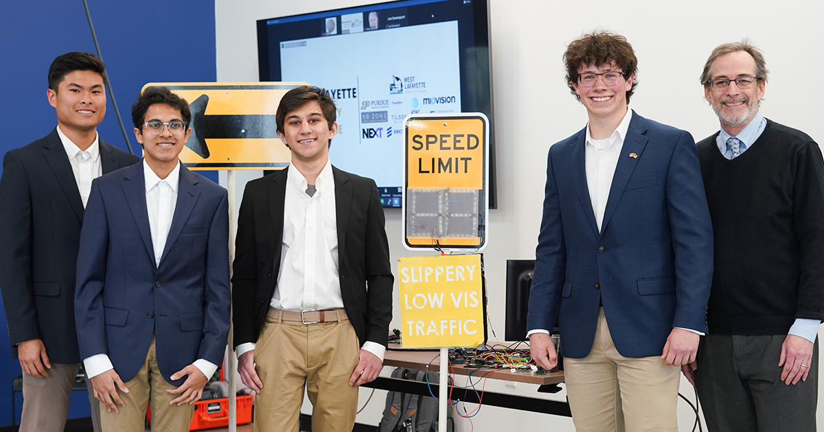 First-year student team earns top prize in West Lafayette Smart City ...