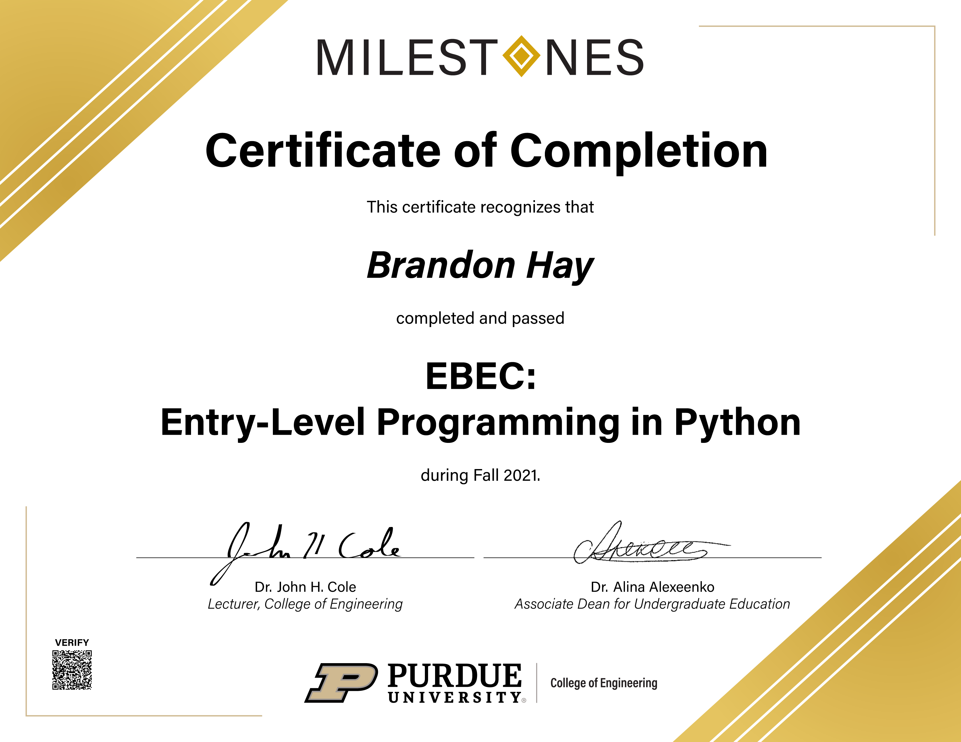 Brandon Hay - Analytical Mechanics Associates | LinkedIn