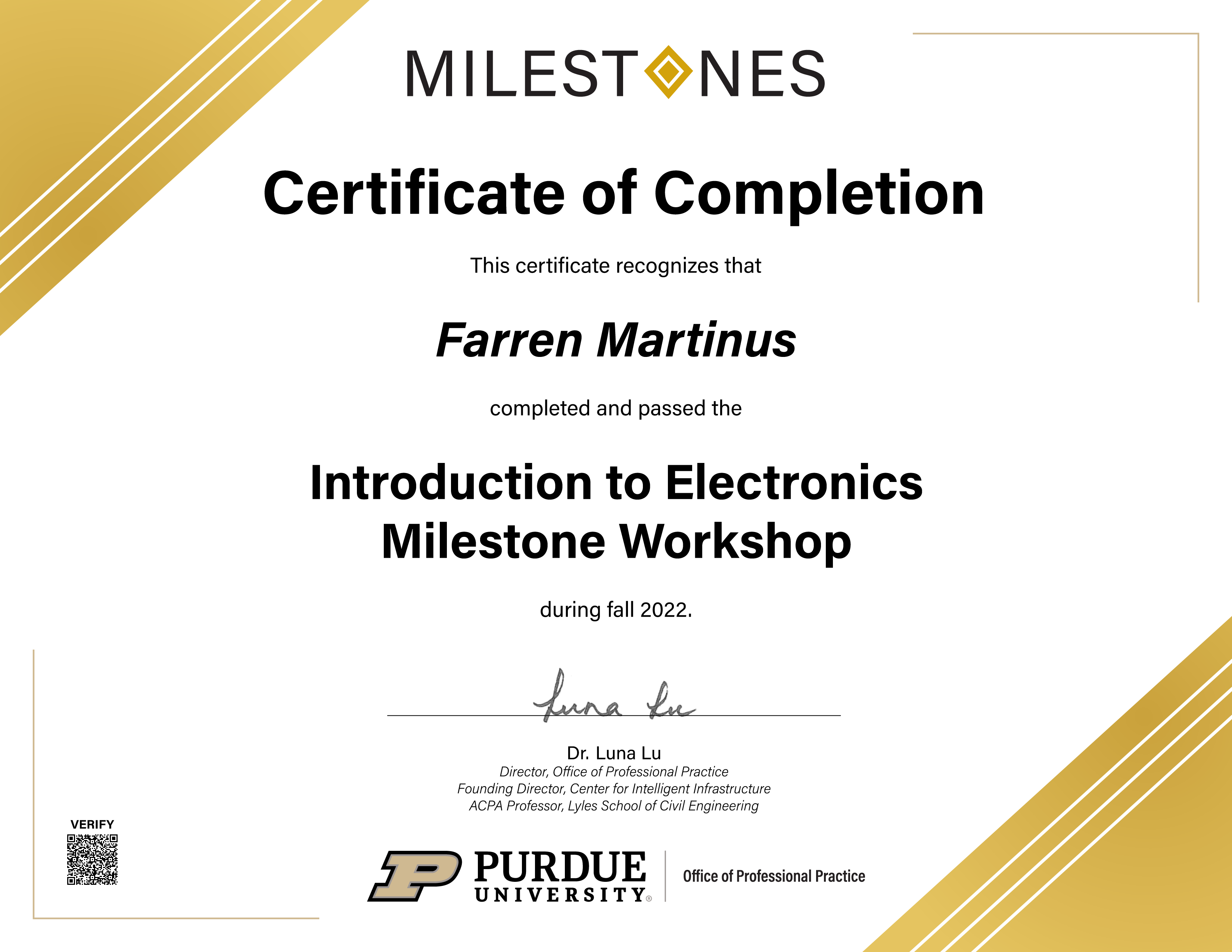 Farren Martinus - Undergraduate Research Assistant | B.S. in Biomedical Engineering | Minors in ...