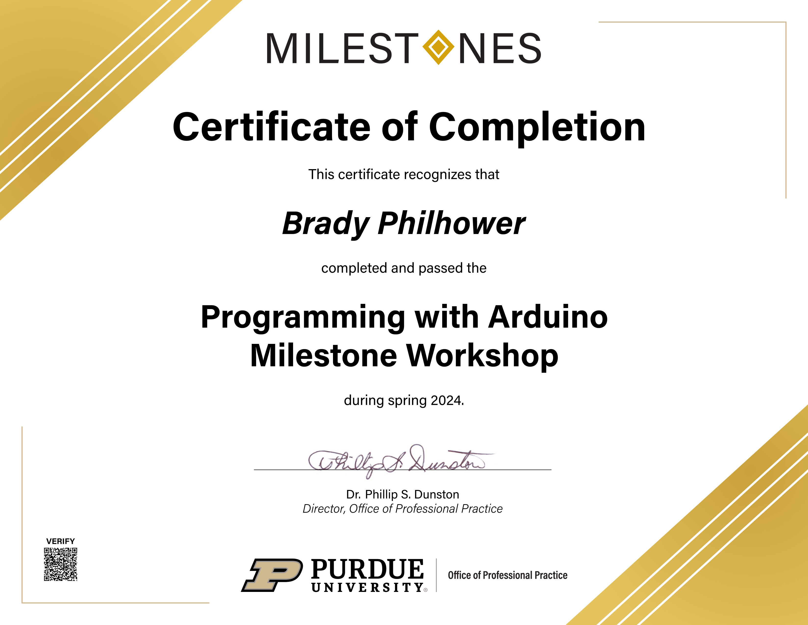 Brady Philhower - Purdue University Elmore Family School of Electrical ...