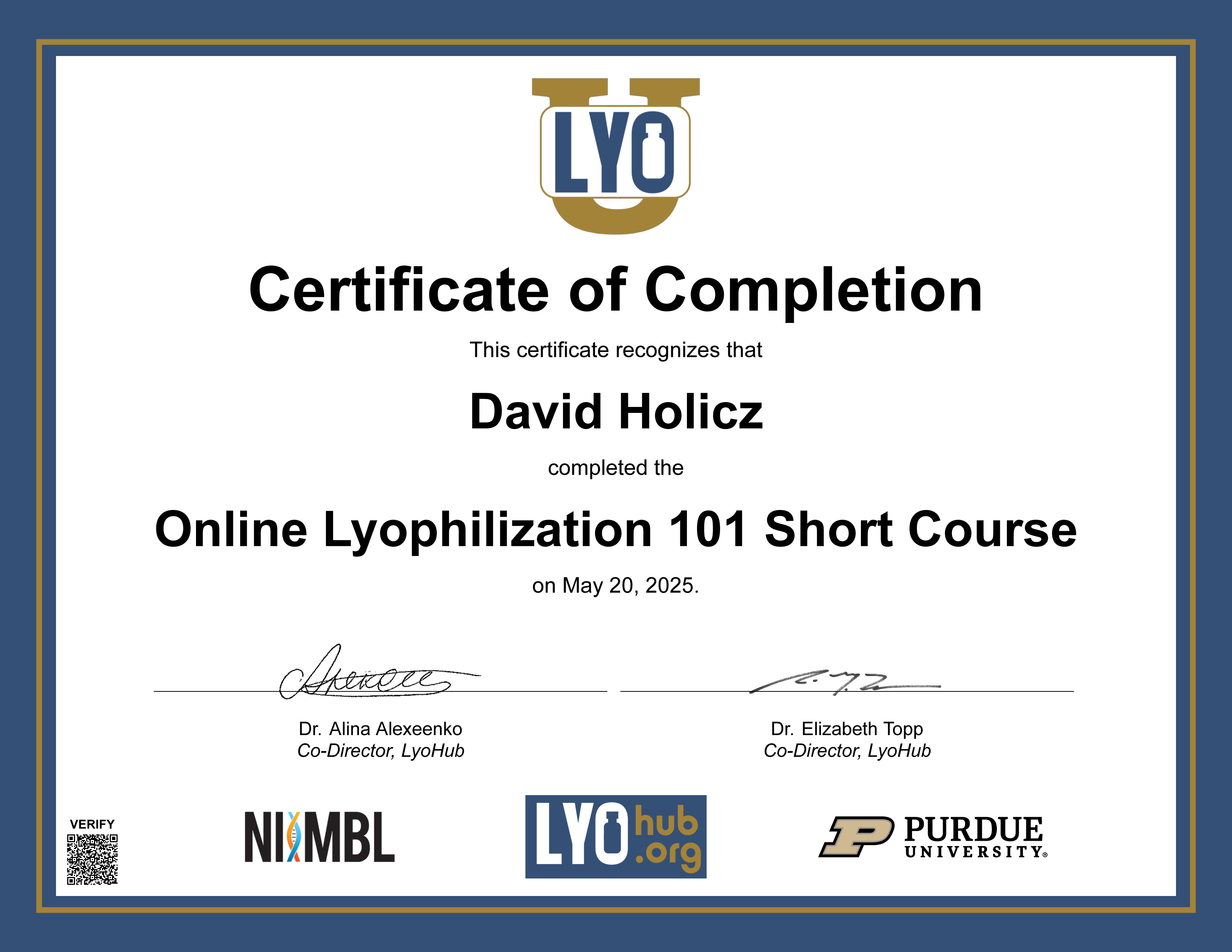 David Holicz - LyoHUB | LinkedIn