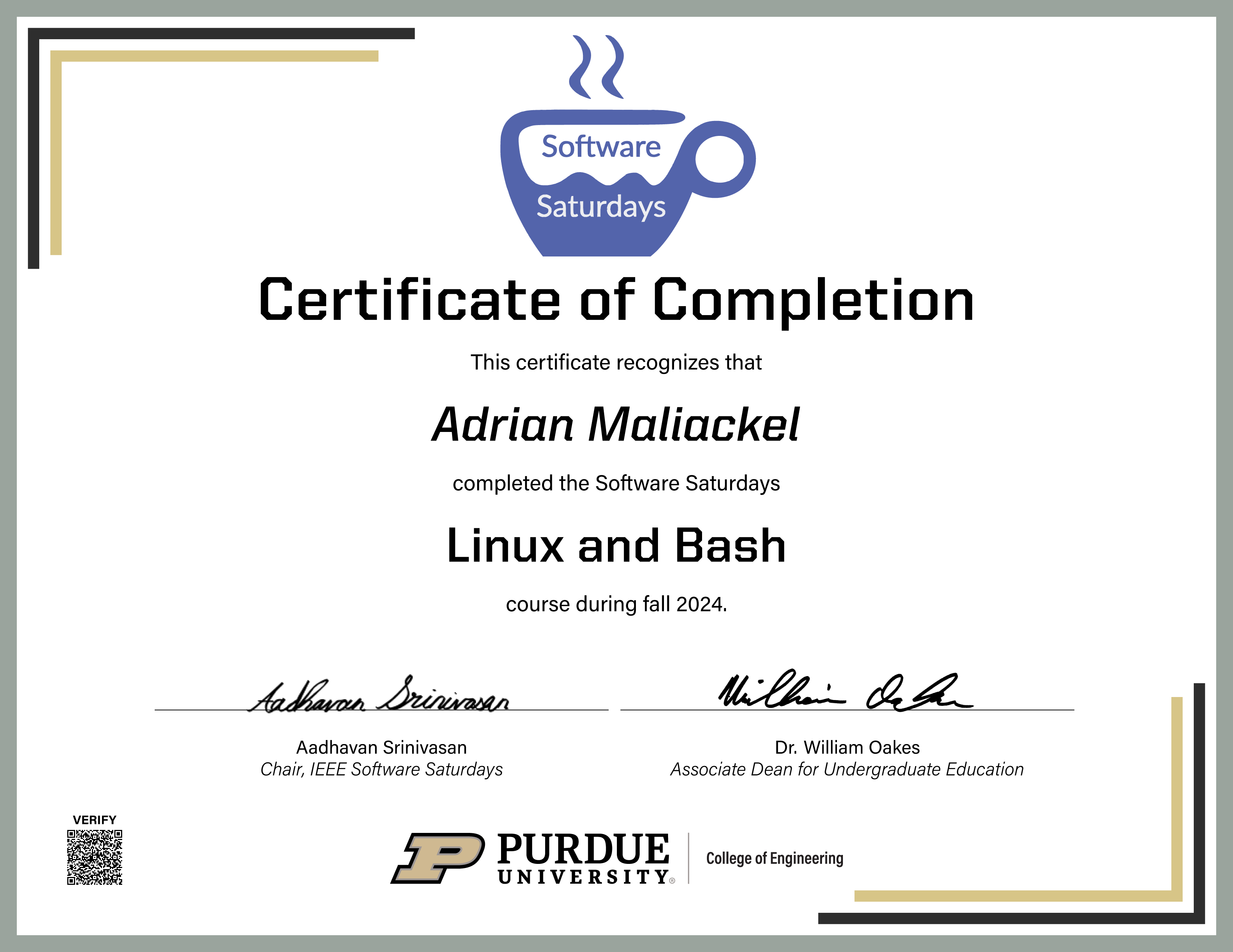 Adrian Maliackel - Student at Purdue University | Computer Science Major | LinkedIn
