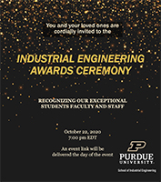 Industrial Engineering Student Awards Virtual Event - Edwardson School ...