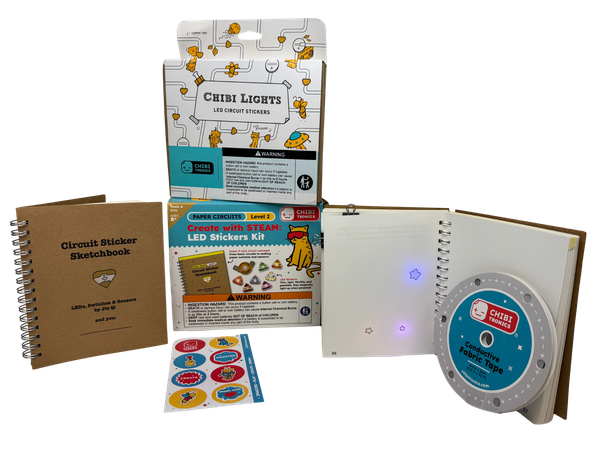 Chibitronics LED Circuit Sticker Kits — INSPIRE Research Institute for ...