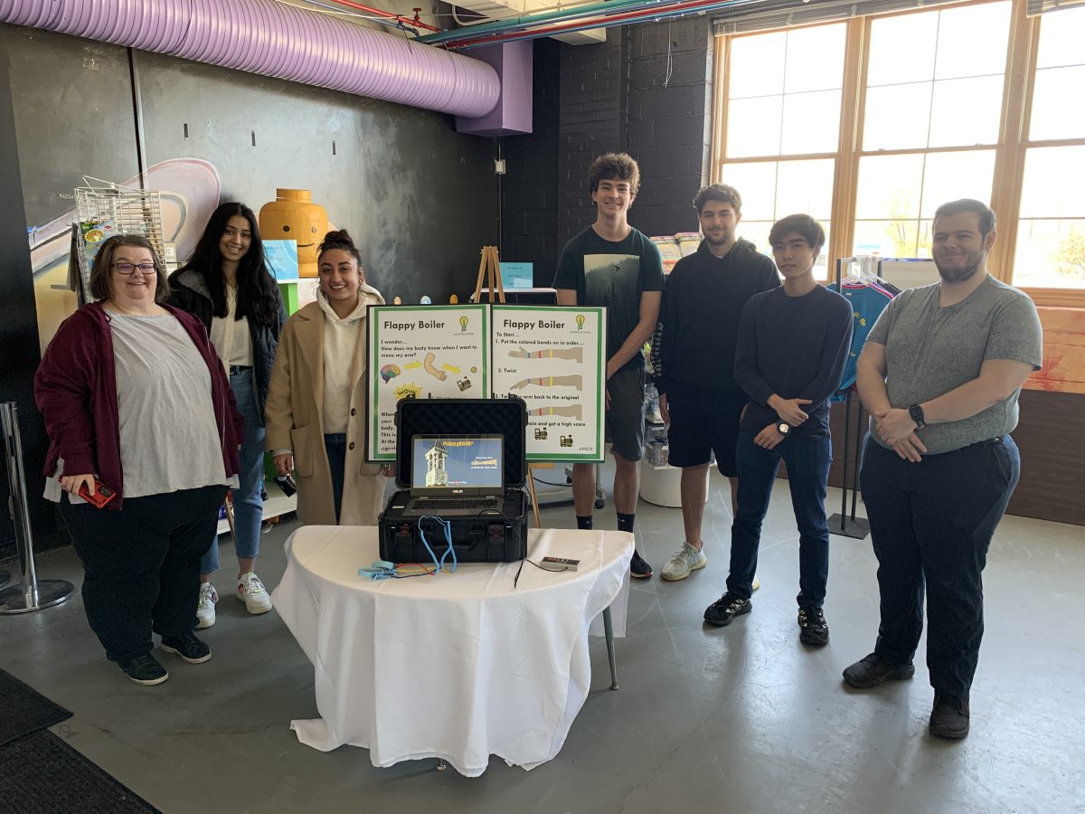 Purdue BME EPICS Team delivers Flappy Boiler to Imagination Station! | LIMR