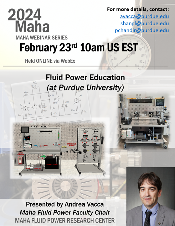 Maha Fluid Power Research Center - Purdue University Mechanical Engineering