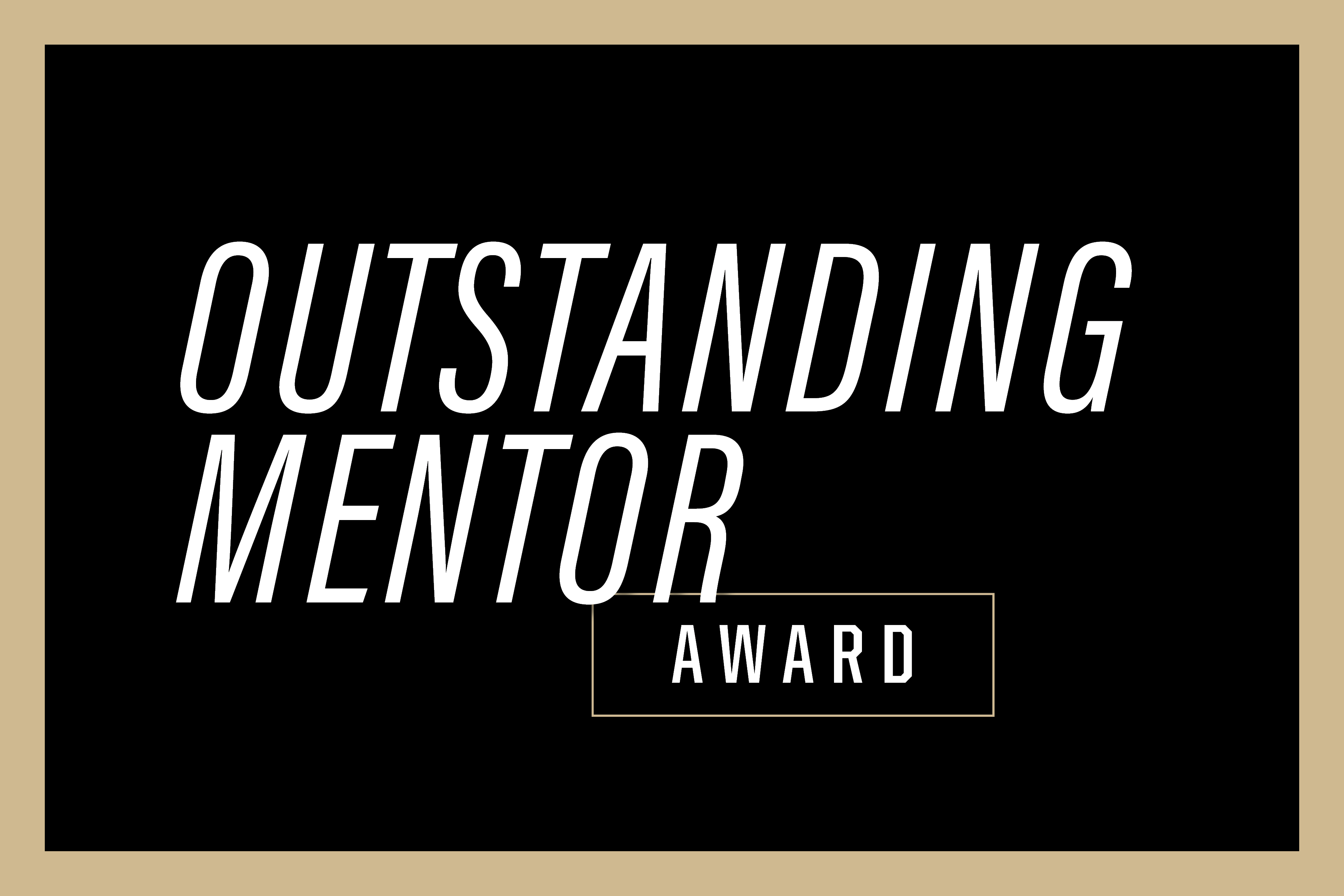 Outstanding Faculty Mentor Award 2019-2020 - Sustainability Engineering ...