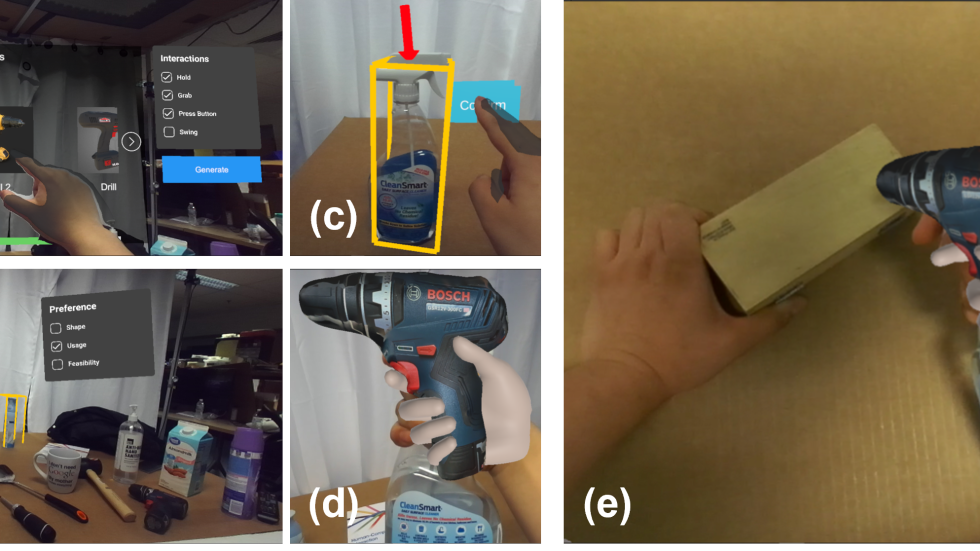 Ubi-TOUCH: Ubiquitous Tangible Object Utilization through Consistent Hand-object interaction in ...