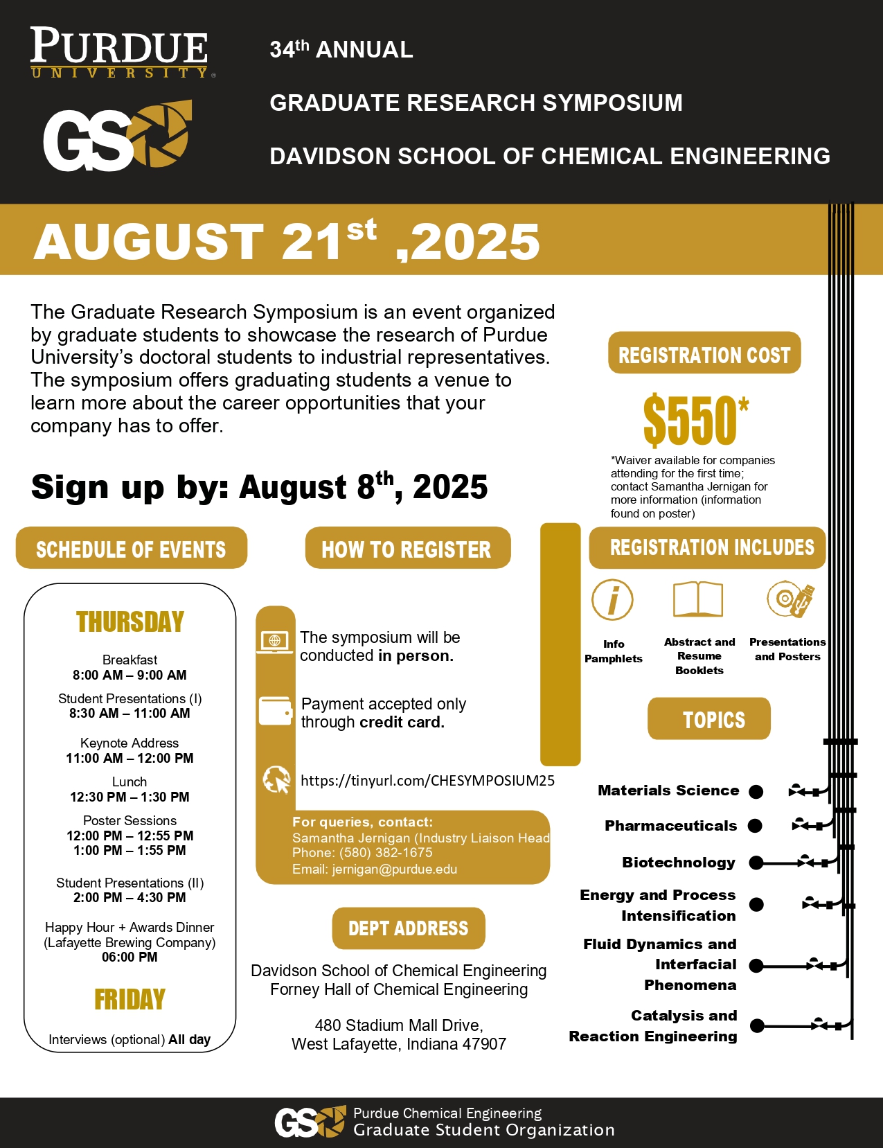 Graduate Research Symposium – Purdue ChE GSO